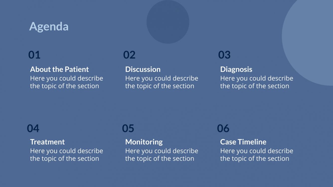 Eye Care Clinical Case Google Slides & PowerPoint template