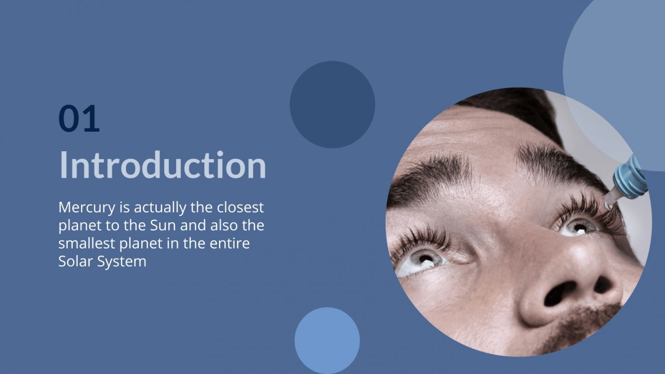 Eye Care Clinical Case Google Slides & PowerPoint template