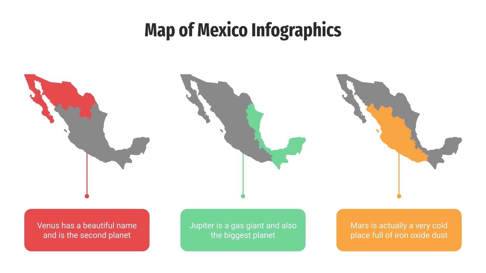 Map of Mexico Infographics for Google Slides & PowerPoint
