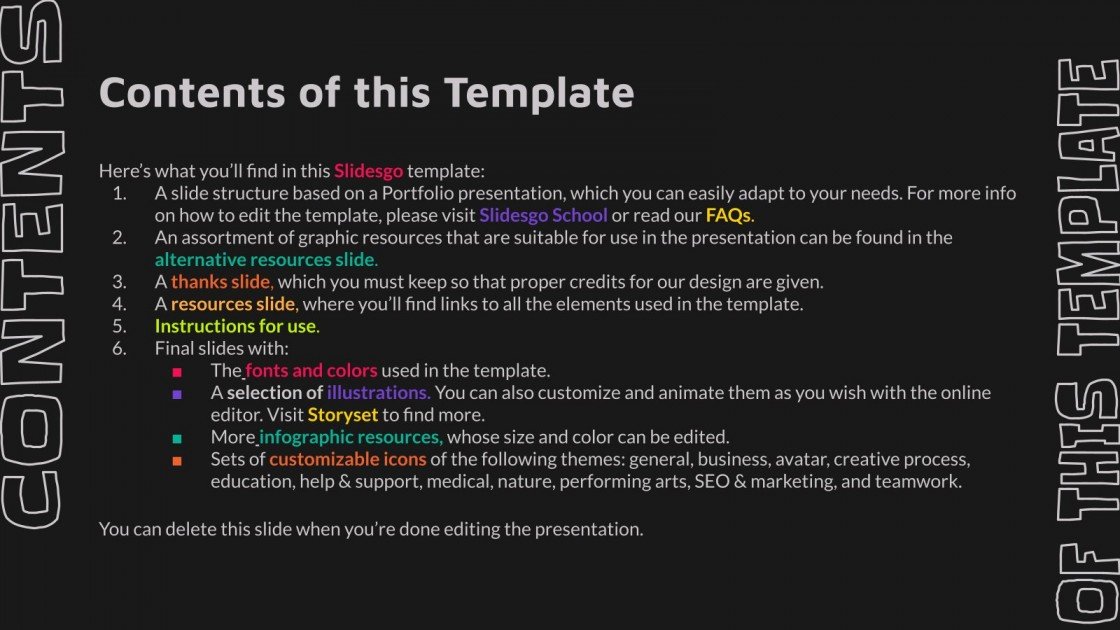 Cool Acid Portfolio Management | Google Slides & PowerPoint