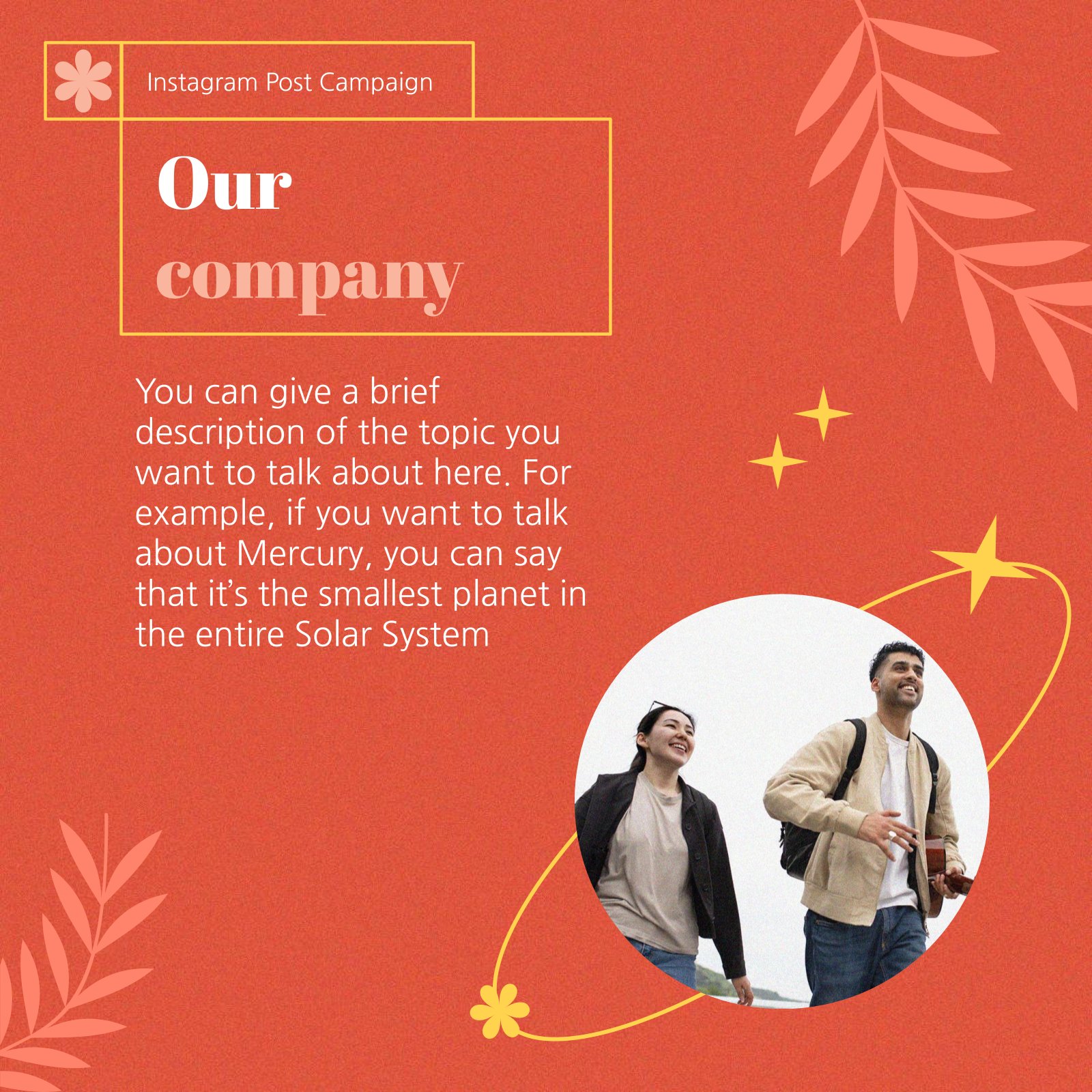 Warm Elegant Instagram Posts Campaign | Google Slides & PPT