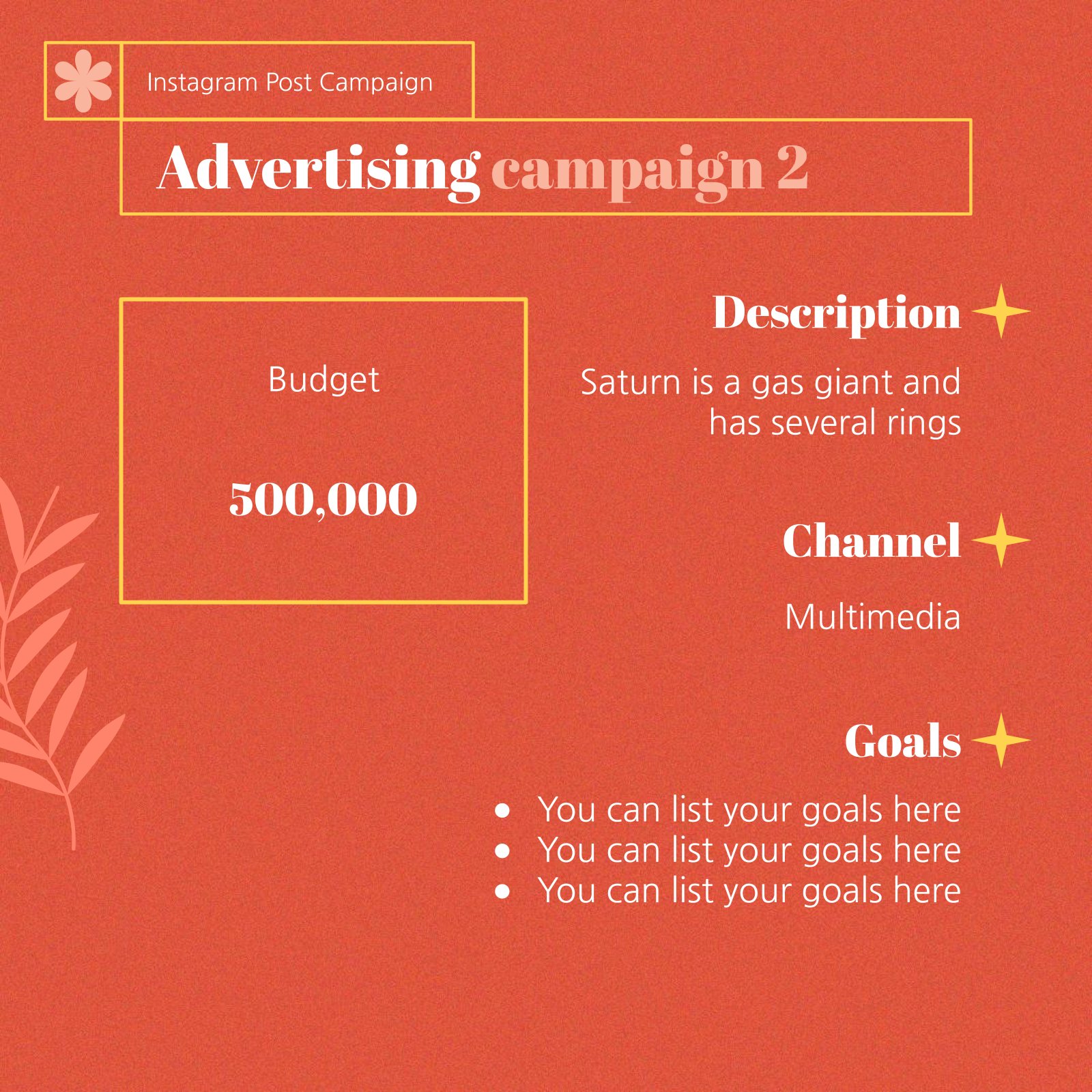 Warm Elegant Instagram Posts Campaign | Google Slides & PPT