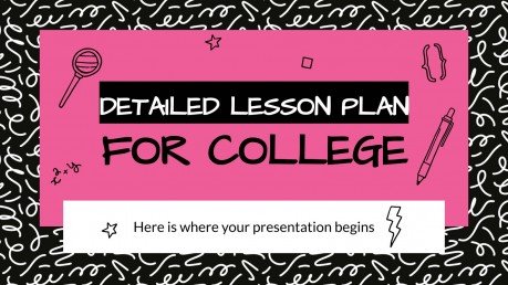 Detailed Lesson Plan for College | Google Slides & PowerPoint