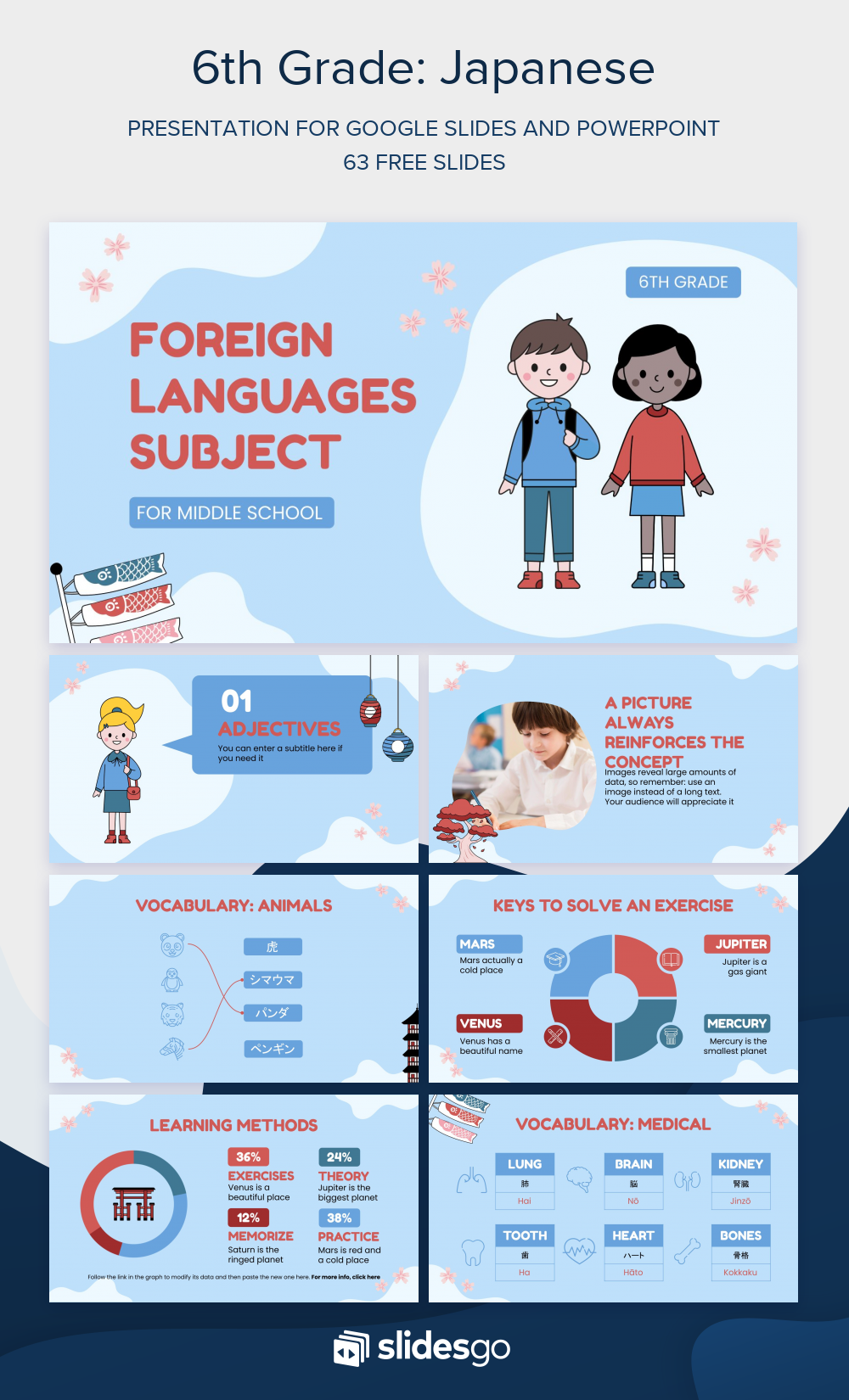Foreign Languages: Japanese | Google Slides & PowerPoint