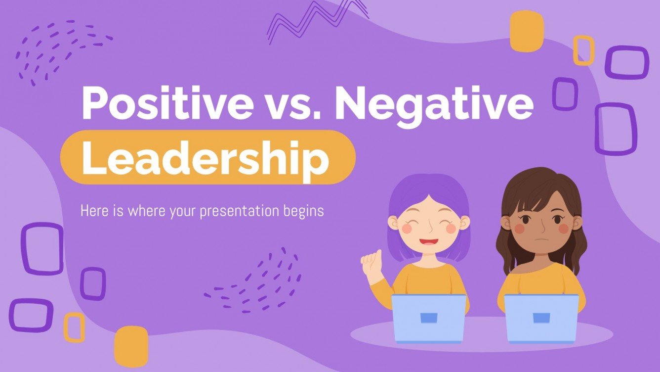 Positive vs. Negative Leadership | Google Slides & PowerPoint