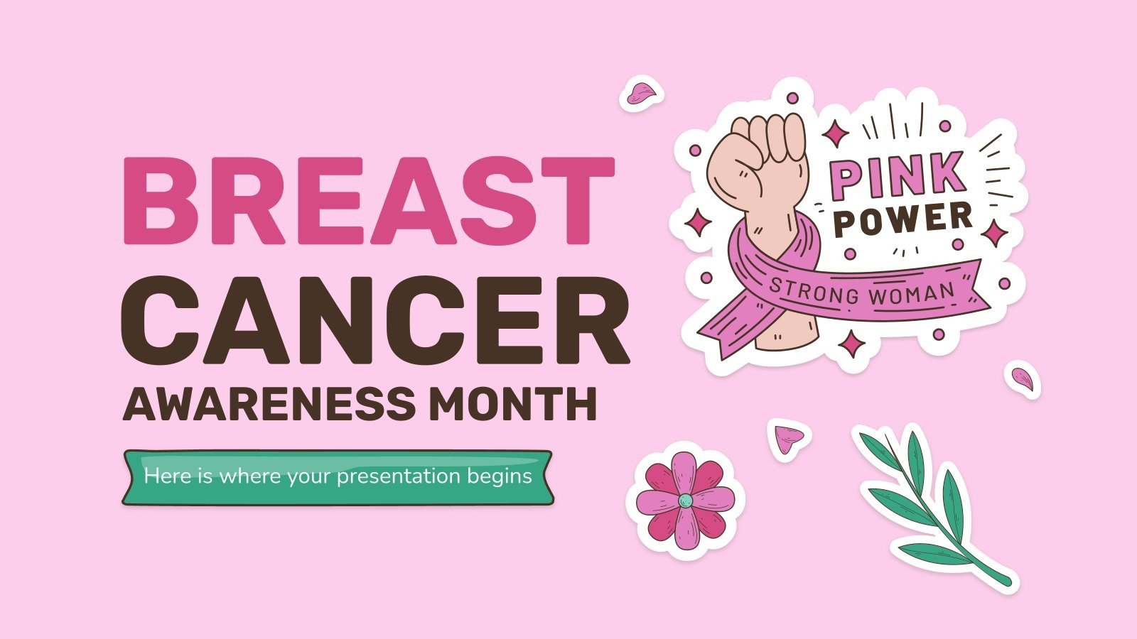 Breast Cancer Awareness Month | Google Slides & PowerPoint