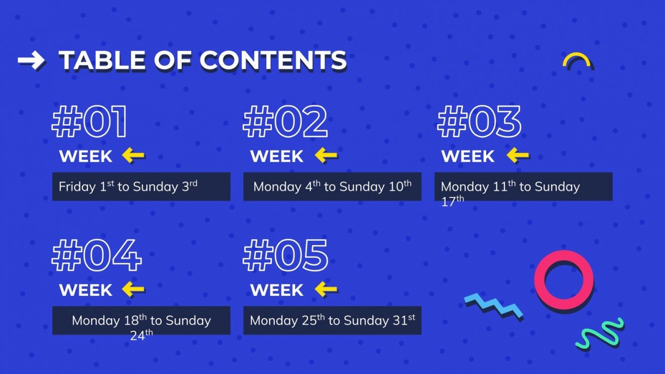 October Daily Slides | Google Slides & PowerPoint template