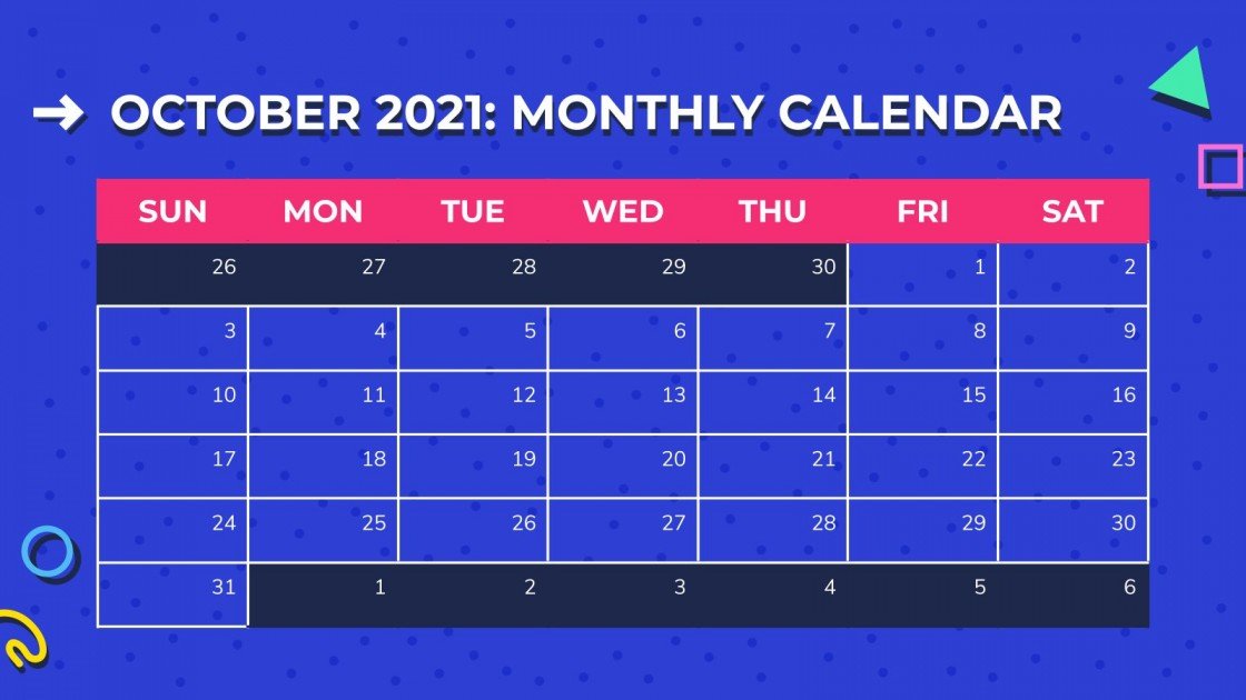 October Daily Slides | Google Slides & PowerPoint template