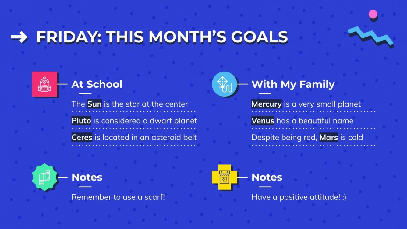 October Daily Slides | Google Slides & PowerPoint template