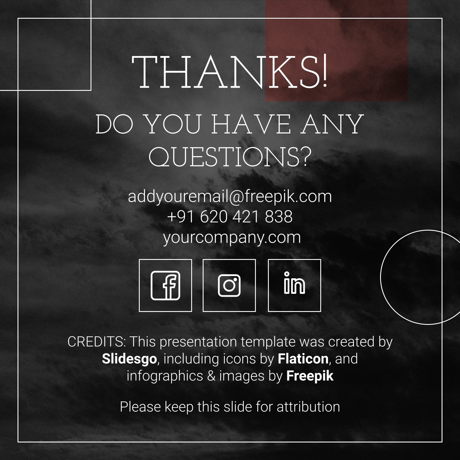 Black Clouds & Silver Linings | Google Slides & PowerPoint