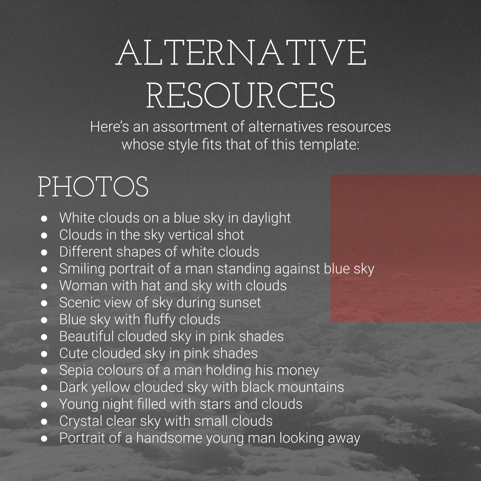 Black Clouds & Silver Linings | Google Slides & PowerPoint