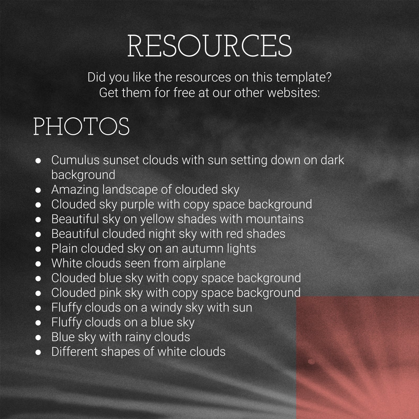 Black Clouds & Silver Linings | Google Slides & PowerPoint