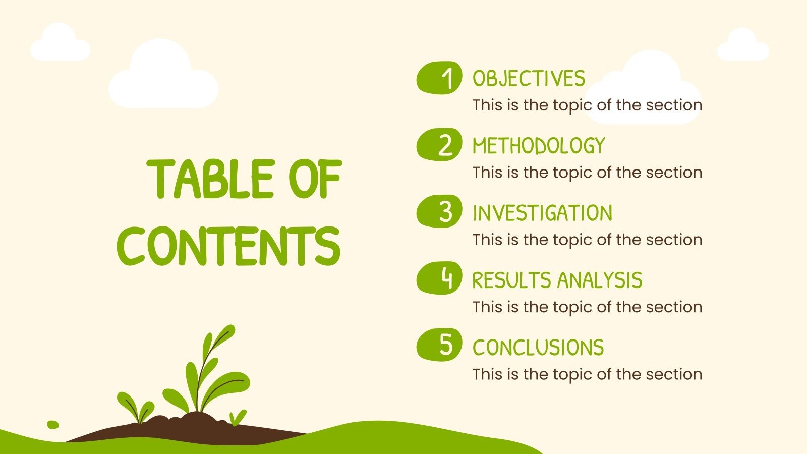 Farm Production Thesis Google Slides & PowerPoint template