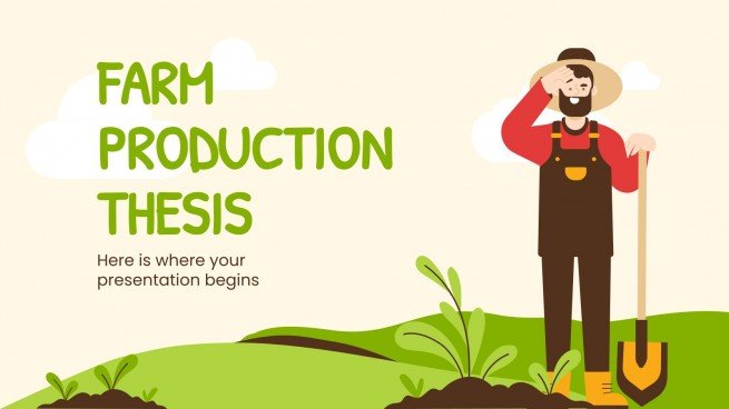 Free Google Slides and PowerPoint templates about Farms